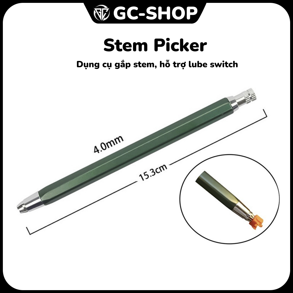 Switch stem picker- Dụng cụ gắp stem hỗ trợ lube switch bàn phím cơ ...