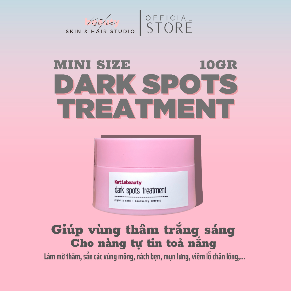 [Mini size] Kem thoa thâm Mông, mụn Mông, Bẹn, Nách, Lưng, Cùi chỏ, Đầu ...