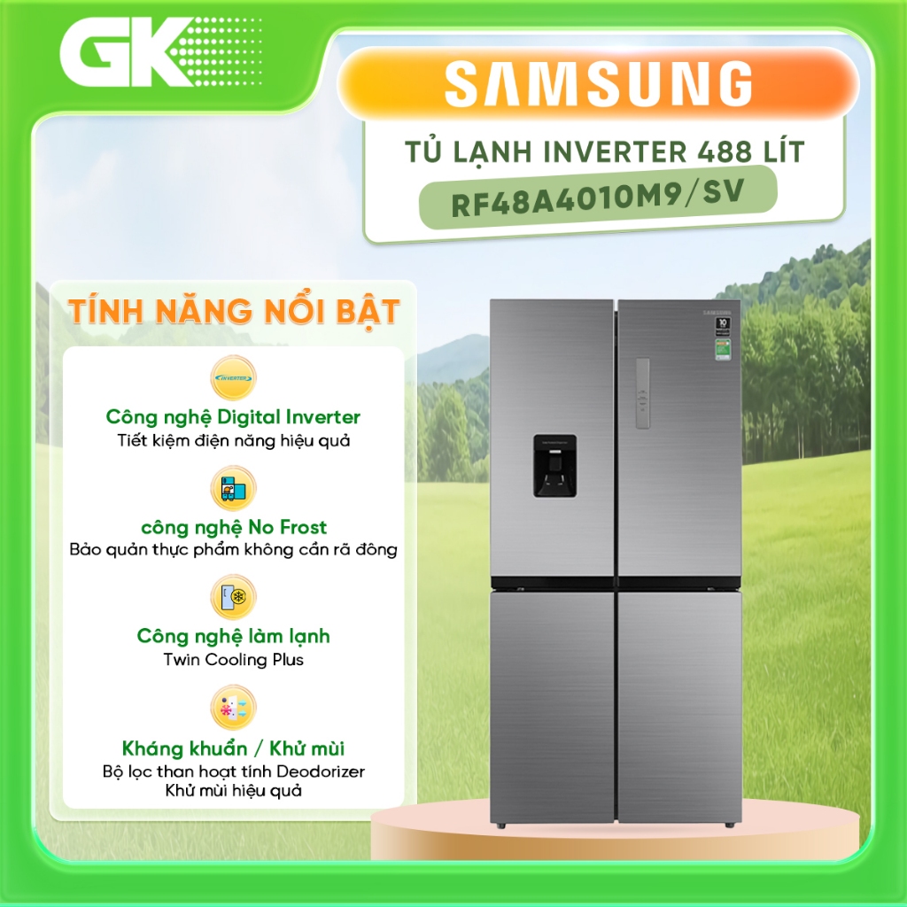 RF48A4010M9/SV -Tủ lạnh Samsung Inverter 488 lít RF48A4010M9/SV - Bảo ...