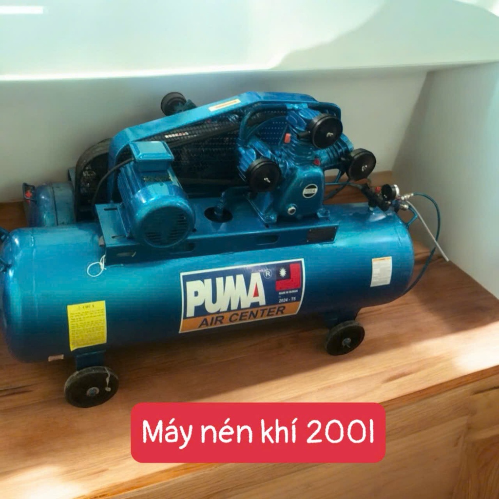 Máy nén khí 200l puma công suất 3000w siêu bền siêu khỏe chất lượng ...