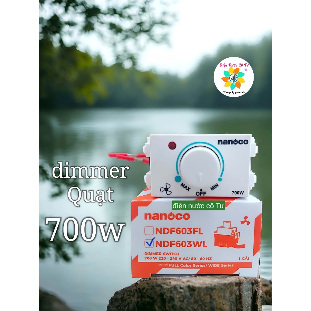 Nanoco/Panasonic Dimmer Quạt 700W WIDE NDF603WL BH 12 Tháng | Shopee ...