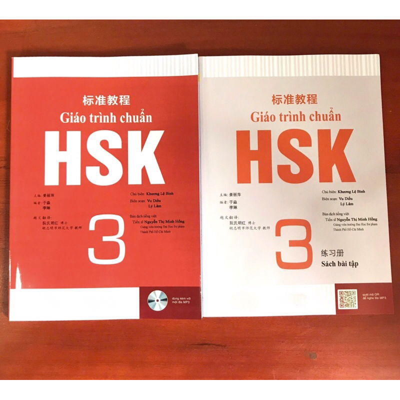 Sách - Combo giáo trình chuẩn HSK3 và bài tập (bản đen trắng, kèm file nghe) | Shopee Việt Nam