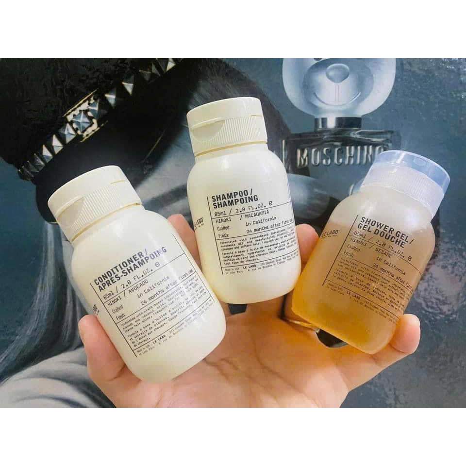 Le Labo - Set mini Le Labo Hinoki 3 món ( sữa tắm + dầu gội + dầu xả ...