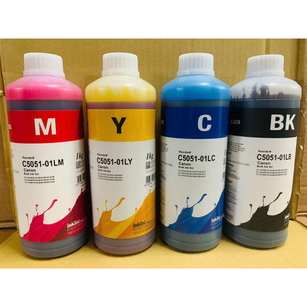 Mực inktec Canon mã C5051 dùng cho máu in Canon/Hp các loại | Shopee ...