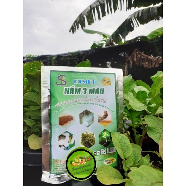 Gói 200gr Nấm 3 Màu, Xanh -Trắng -Tím Tks BTMET Phù Hợp Cho Nông nghiệp ...