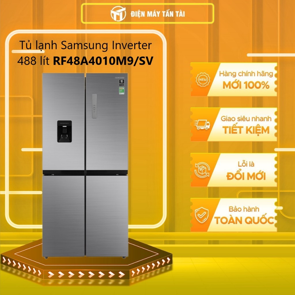 Tủ lạnh Samsung Inverter 488 lít RF48A4010M9/SV - BẢO HÀNH CHÍNH HÃNG ...