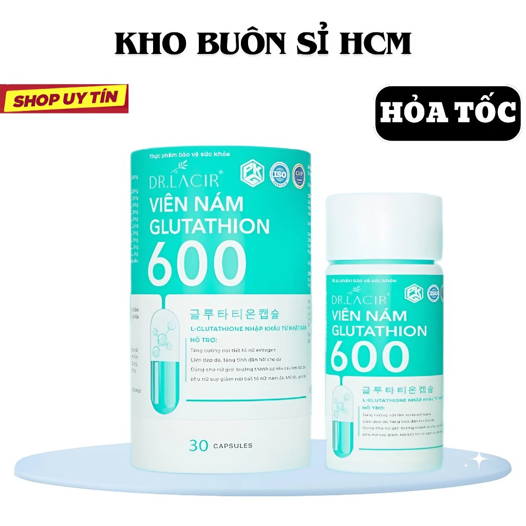 Viên Uống Glutathione 600 Dr Lacir 30 VIÊN | Shopee Việt Nam