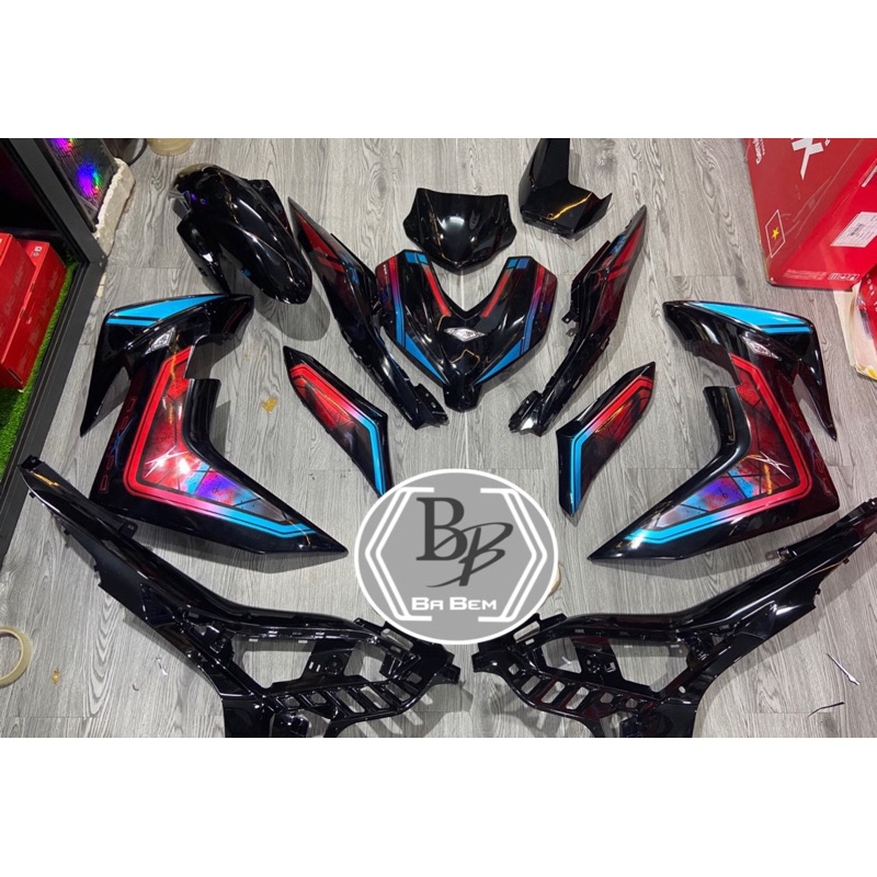 Dàn áo đen bóng luôn tem ex 155 | Shopee Việt Nam