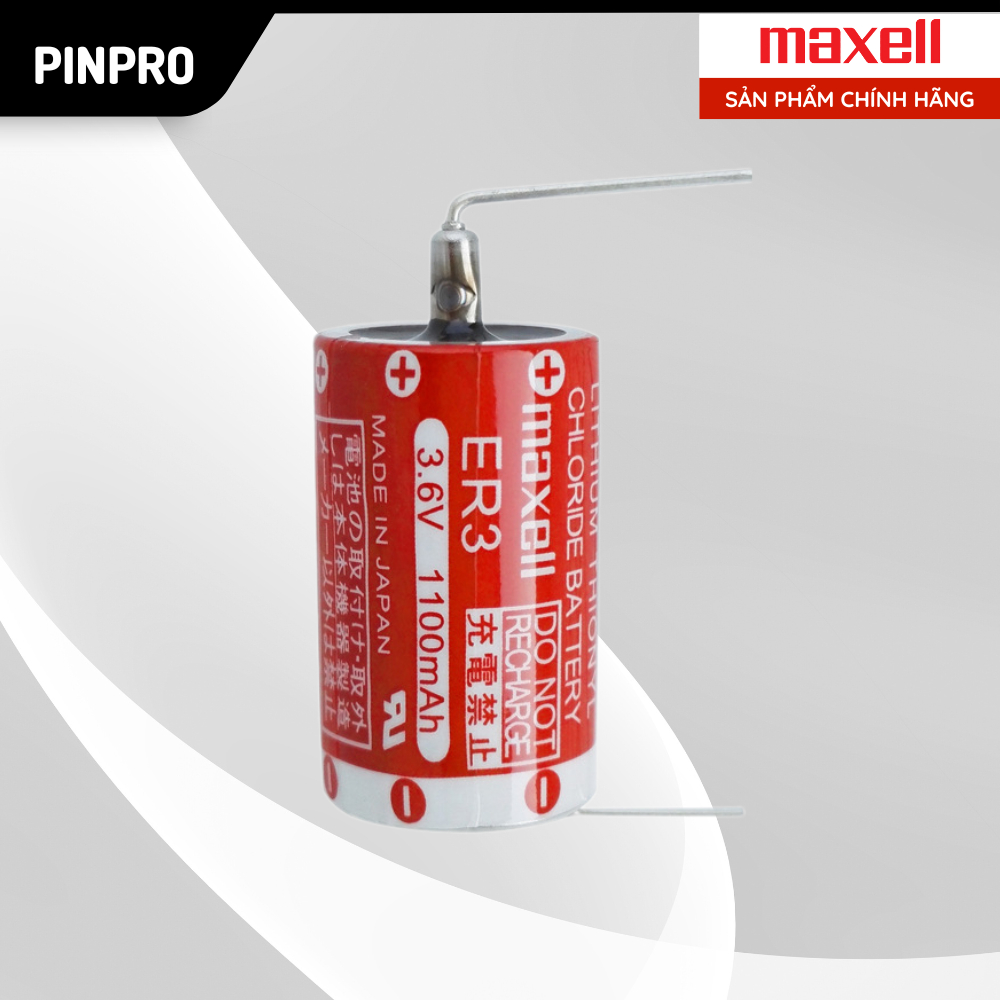 Pin nuôi nguồn Maxell ER3 3.6V 1100mah chính hãng | Shopee Việt Nam
