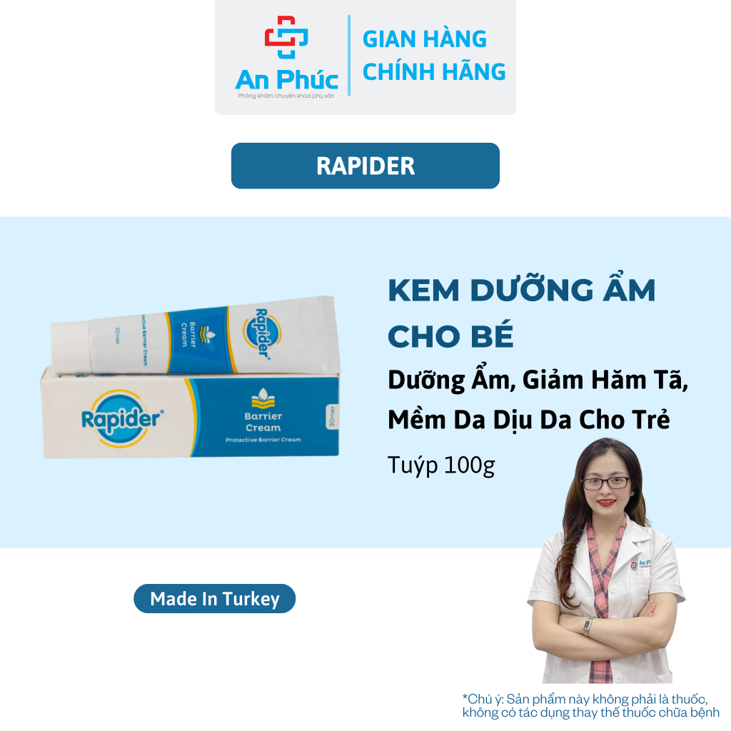 Mua [Chính Hãng] RAPIDER BARRIER CREAM 30ml, Kem bôi da dưỡng ẩm ...