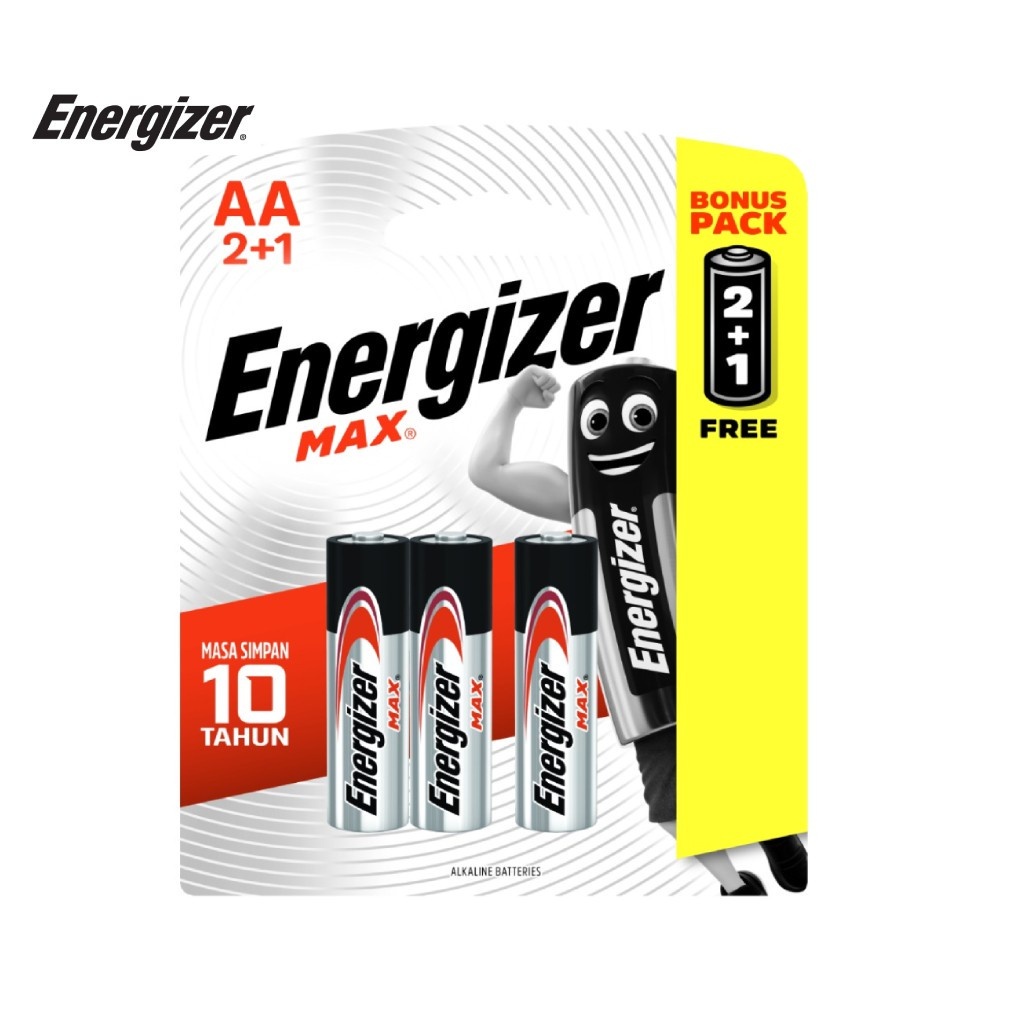 Pin AA Energizer Max E91 BP2+1 - Vỉ 2 Tặng 1-CAM KẾT CHÍNH HÃNG | Shopee Việt Nam