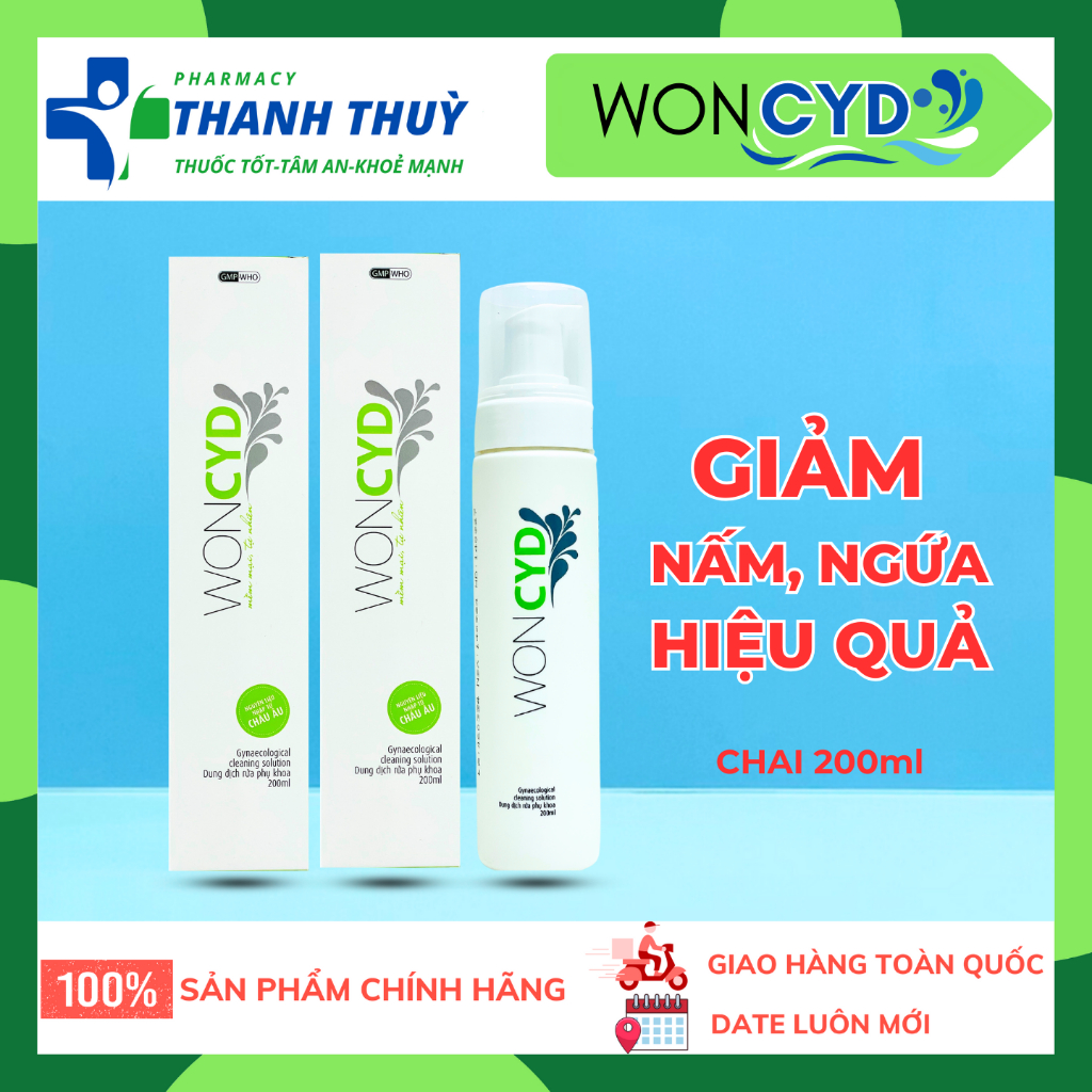Dung Dịch Vệ Sinh WONCYD, BV TỪ DŨ KHUYÊN DÙNG, Giúp Phòng Tránh Các ...