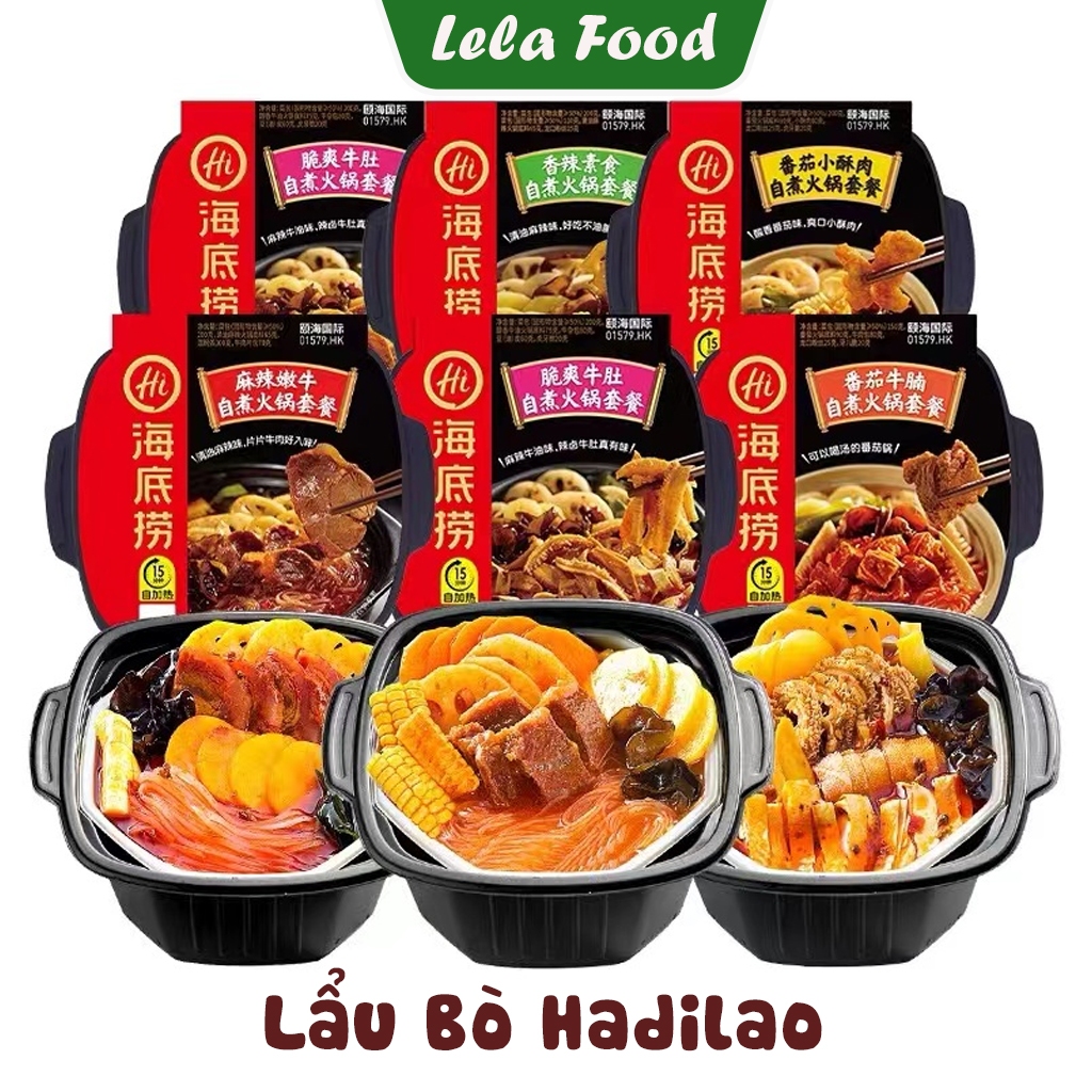 Lẩu Tự Sôi Haidilao Thơm Ngon Hương Vị Trùng Khánh Tiện Lợi Lela Food | Shopee Việt Nam