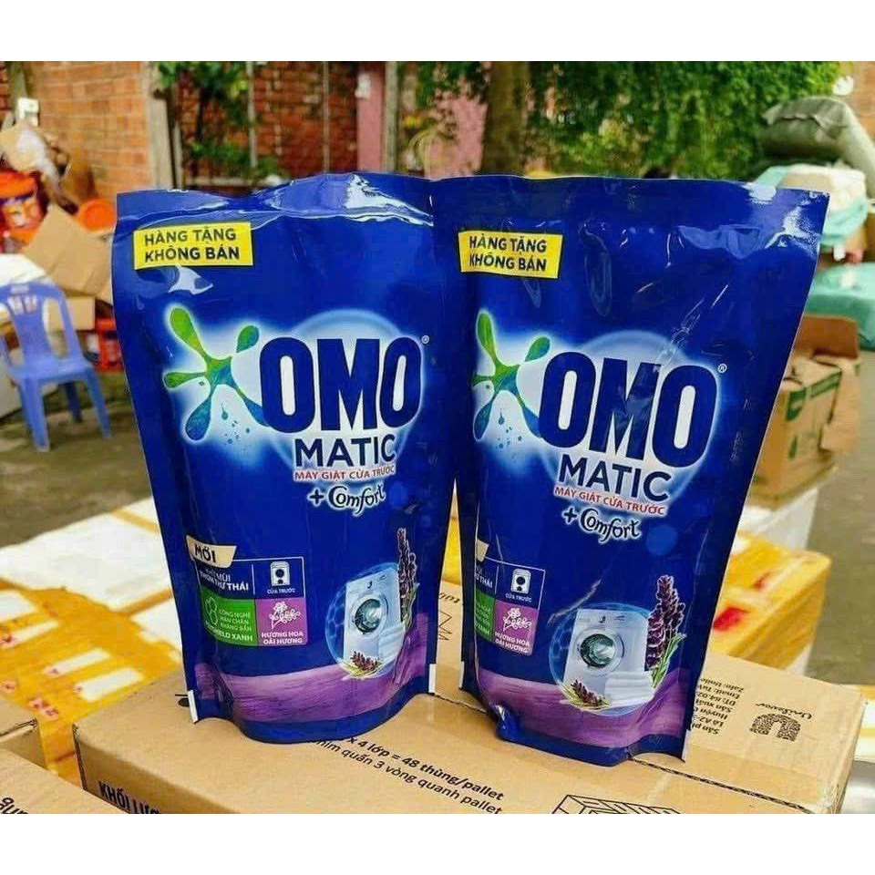 Nước Giặt Omo Matic Comfort Tinh Dầu Thơm Túi (412g) | Shopee Việt Nam