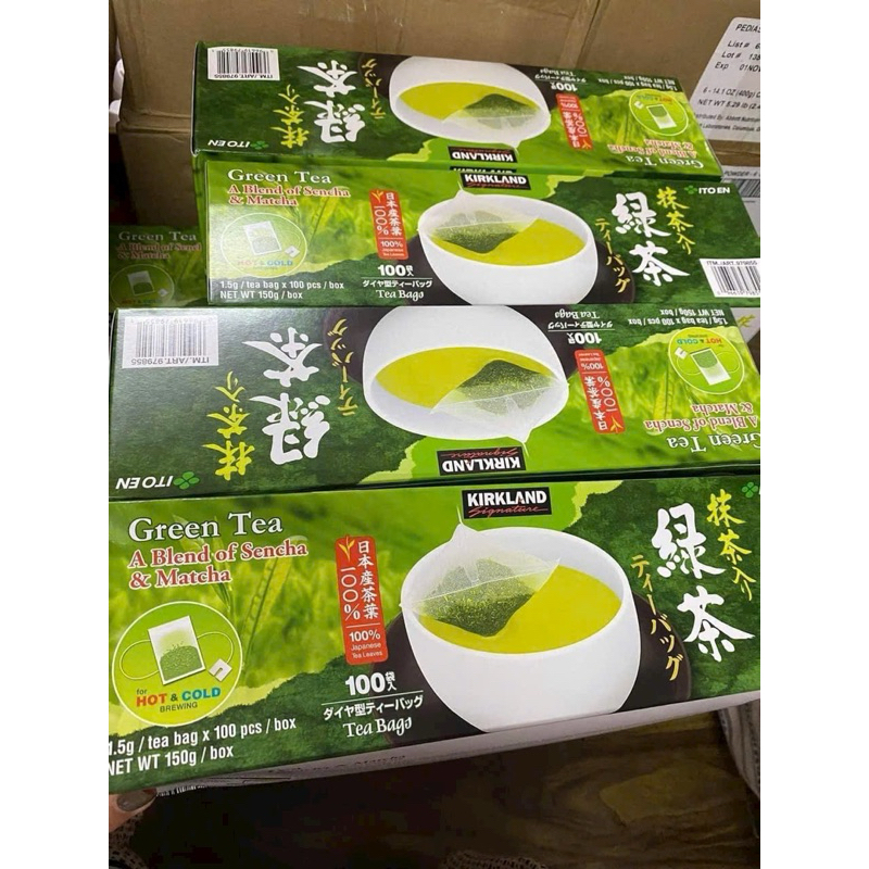 [ Date 01/2025 ]Trà xanh túi lọc Kirkland Signature Green Tea A Blend ...