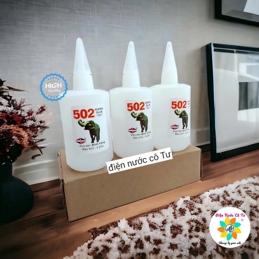 Keo dán sắt keo dán đa năng keo con voi 502 loại 1 - khô nhanh dính chắc chịu nước tốt | Shopee ...