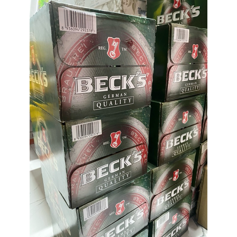 Bia Beck’s lon 500ml (thùng 12 lon) | Shopee Việt Nam