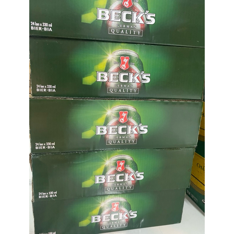 Bia Beck’s lon 330ml/ thùng 24 lon (Date 2025) | Shopee Việt Nam