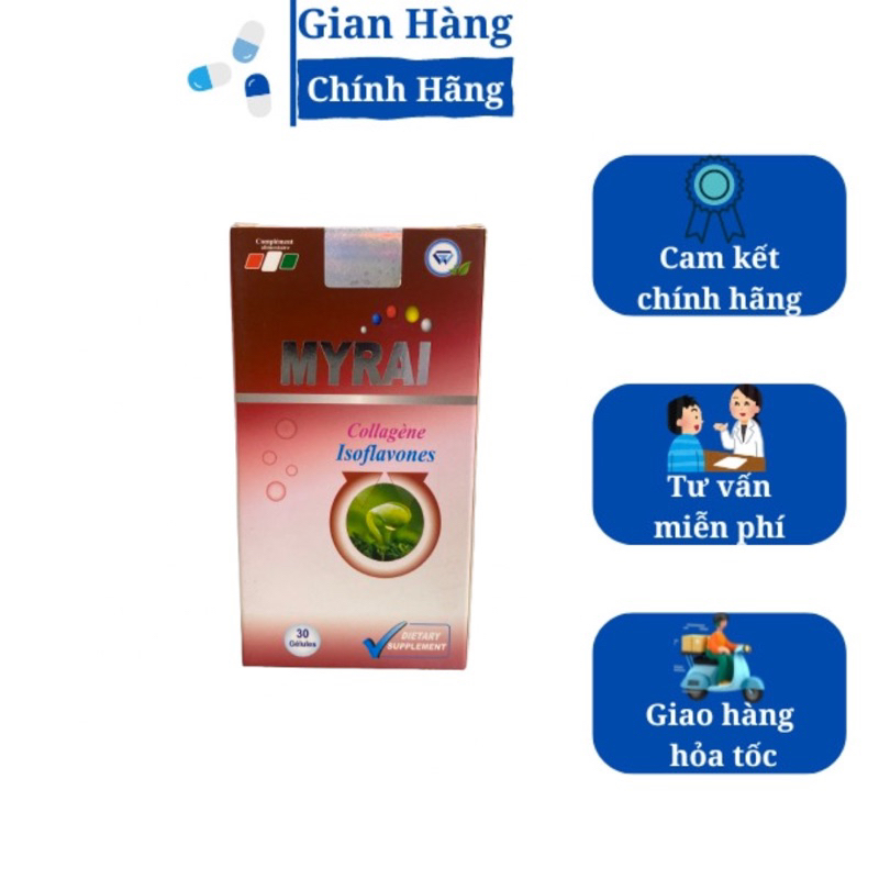 Viên Uống MYRAI - Cân Bằng Nội Tiết Tố Nữ, Làm Đẹp Da, Chống Lão Hóa ...