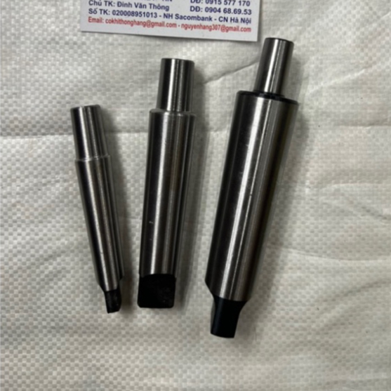Chuôi côn số MT2-MT3-MT4, lỗ côn B16-B18 chuyên lắp mang răng, miễn phí ...