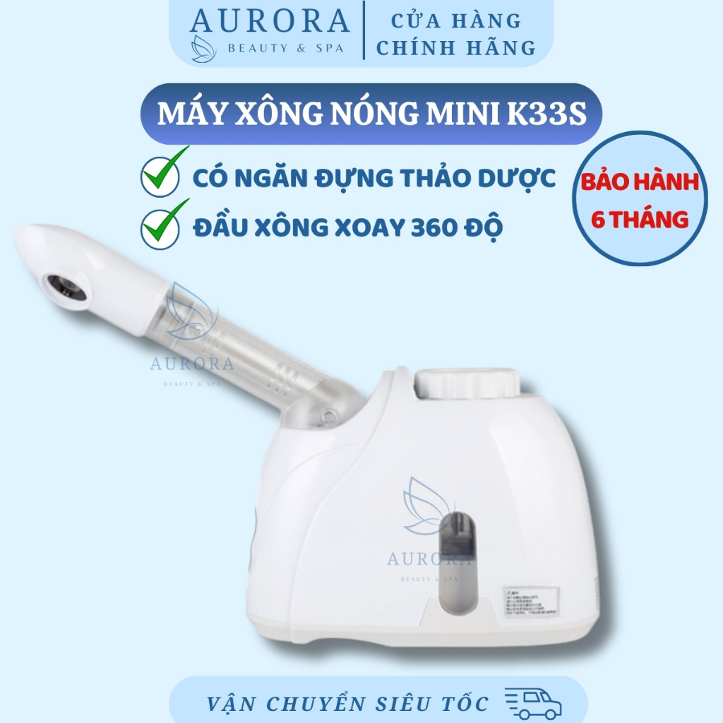 Máy xông mặt mini dùng trong spa, cá nhân | Máy xông hơi mini K33S ...