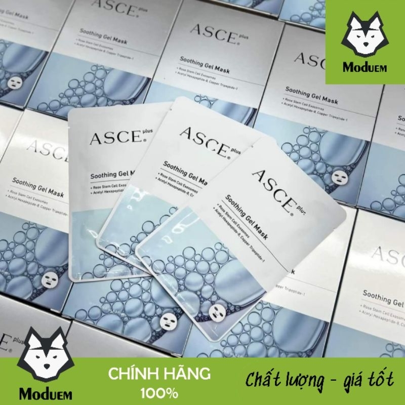 [ Hàng Cty] Mask ASCE plus Soothing Gel mặt nạ siêu phục hồi, làm mát ...