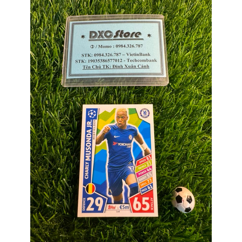 [ CHÍNH HÃNG ] - TOPPS MATCH ATTAX UCL 2017/2018 - CHARLY MUSONDA JR ...