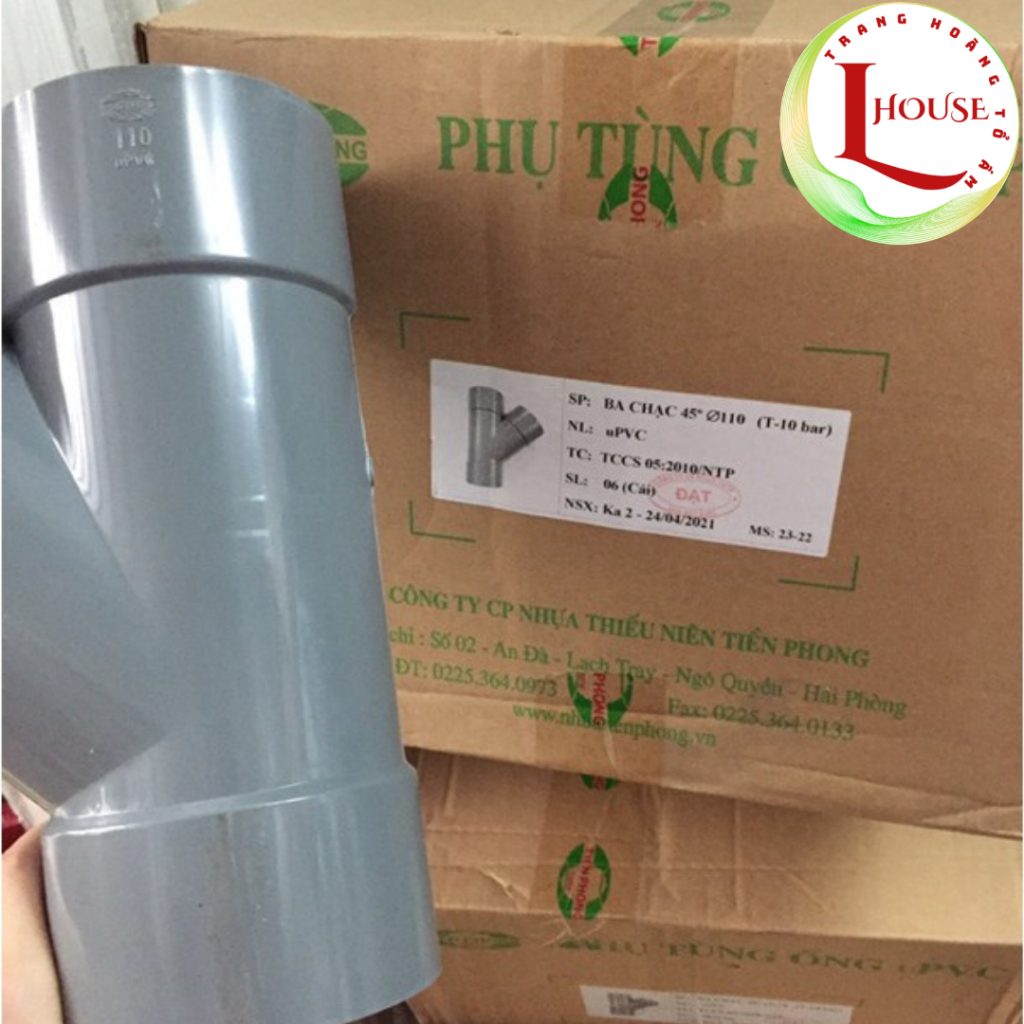 Y PVC D110 , Ba Chạc 45 độ D110, Y thu D110/90, 110/75, 110/60 Tiền ...