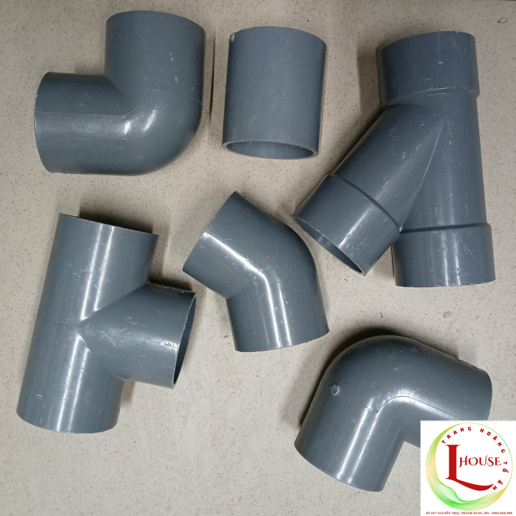 Cút, chếch, Tê, Y, Măng sông, Ren trong, Ren ngoài .. PVC D75 chính hãng Tiền Phong - L-House ...