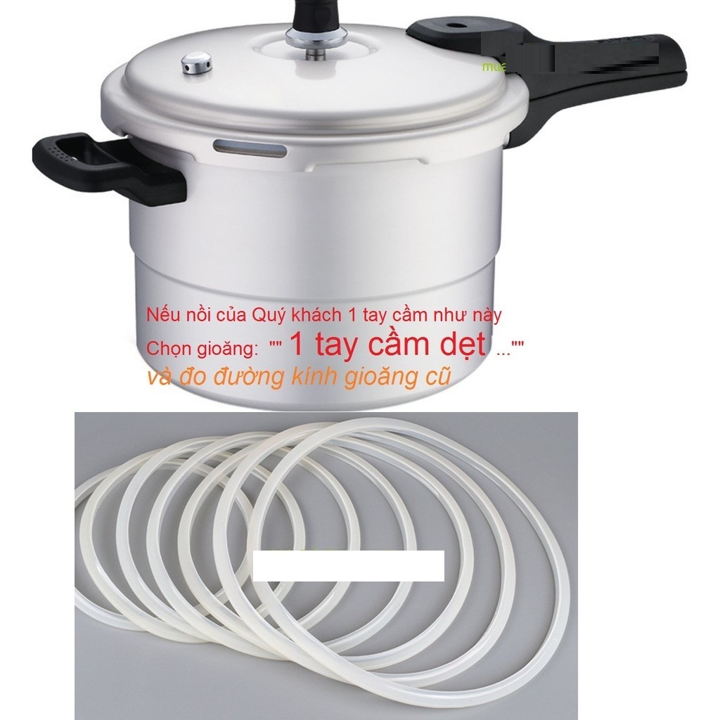 Gioăng cao su nồi áp suất các cỡ (roăng ga / zoăng / zon / ron gas ...