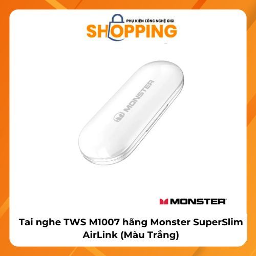 Tai nghe TWS M1007 hãng Monster SuperSlim AirLink - chip Qualcomm aptX | Shopee Việt Nam