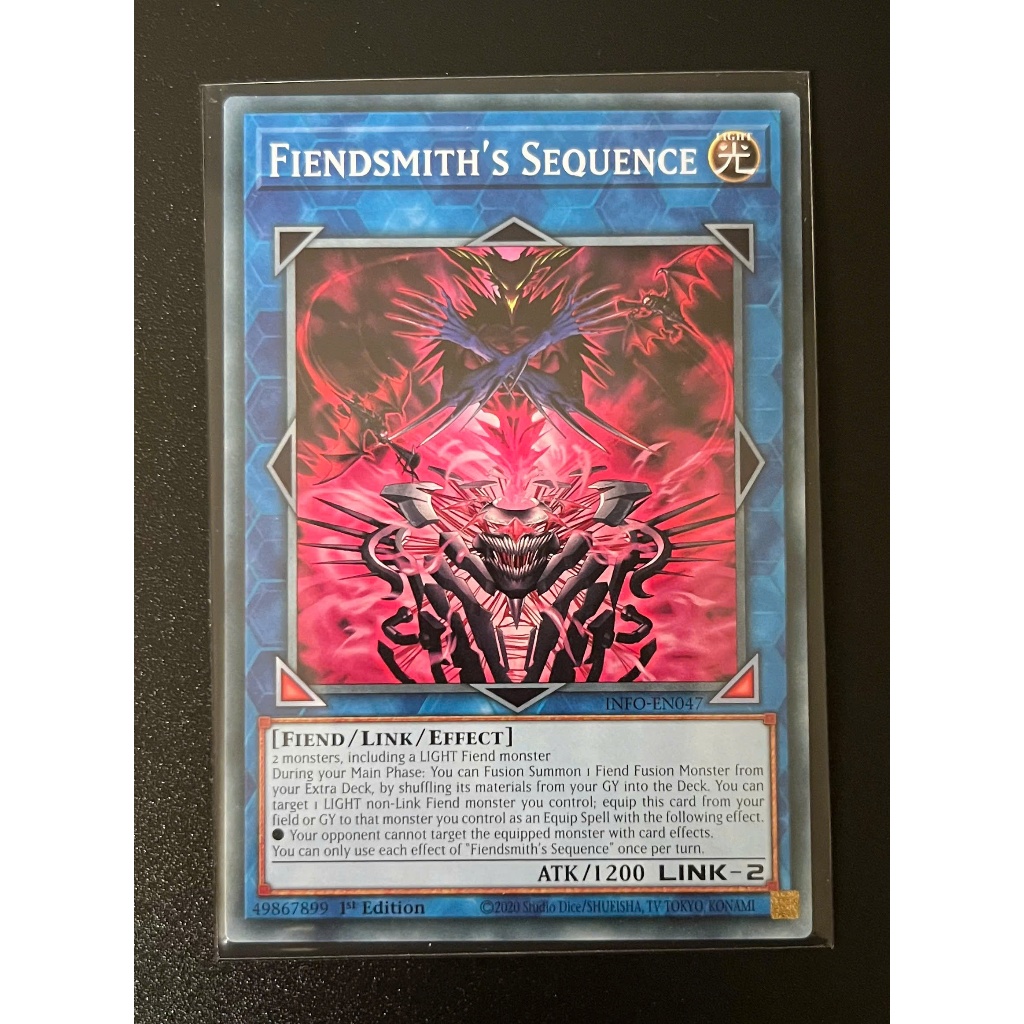 [Thẻ bài Yugioh] - [TCG-UK] - INFO-EN047 - Fiendsmith's Sequence - Common 1st Edition | Shopee ...