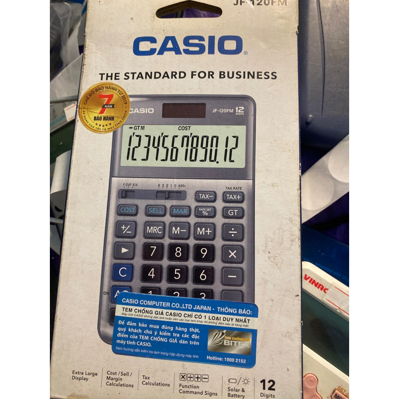 Máy tính casio JF 120M | Shopee Việt Nam