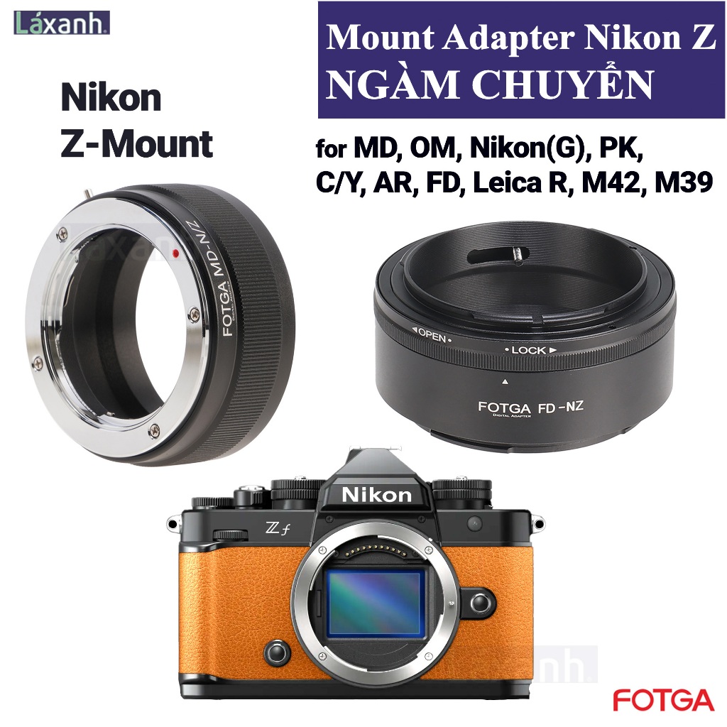 FOTGA Mount adapter Nikon Z - Ngàm chuyển cho máy ảnh kỹ thuật số Nikon ...