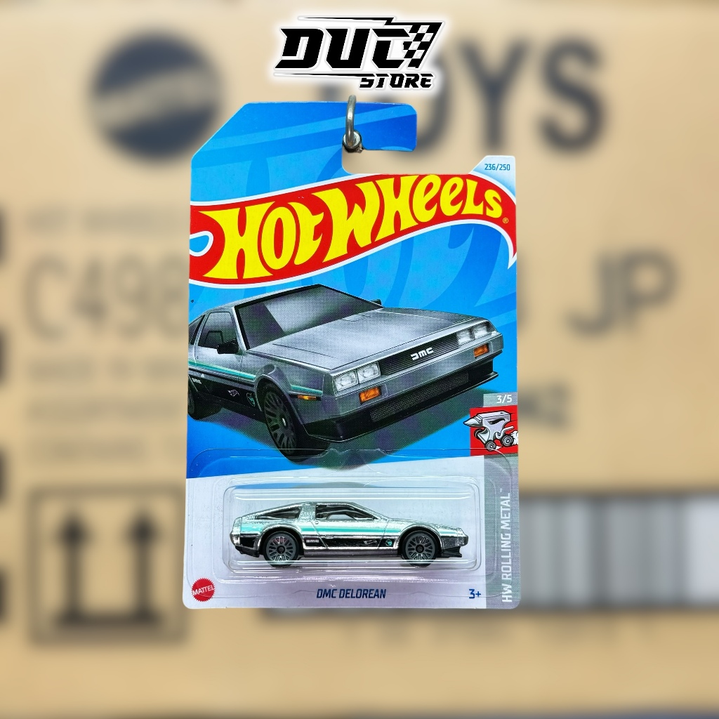 ducstore Xe mô hình HTF28 Hot Wheels DMC DeLorean - Treasure Hunt N ...