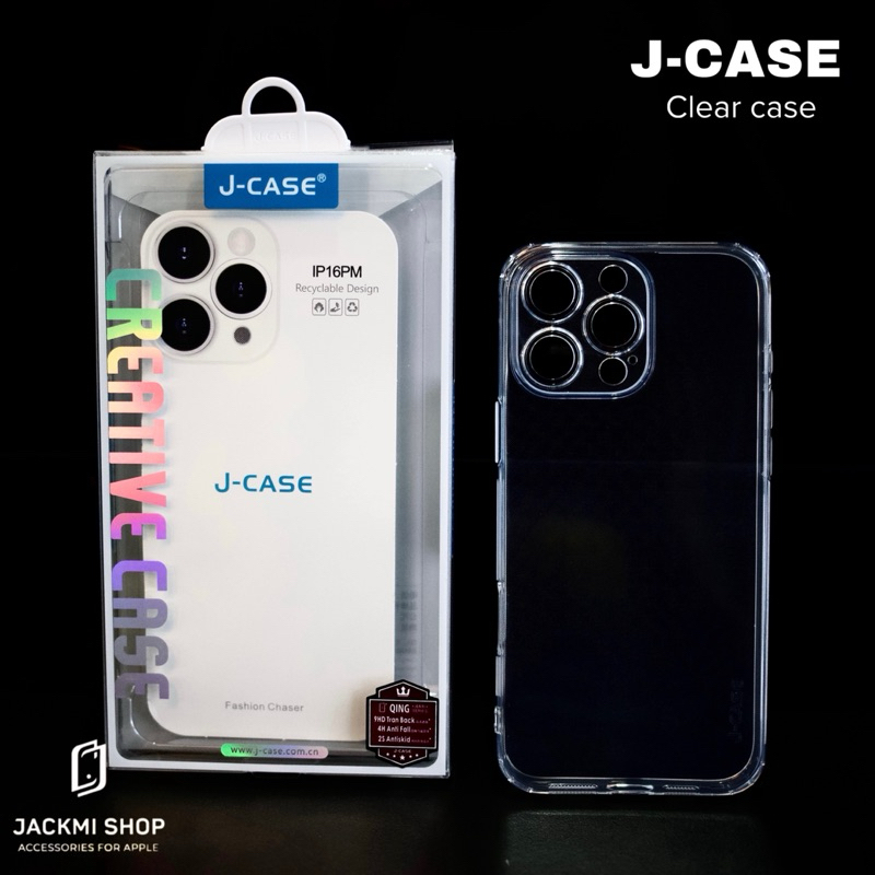 Ốp lưng J-Case trong suốt silicon dẻo bảo vệ camera cho điện thoại ip ...