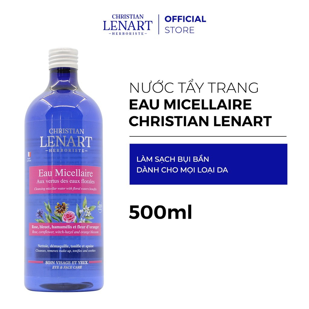 [Date 1/10/2026] Nước Tẩy Trang Micellar 4in1 Christian Lenart 500ml – Làm Sạch Sâu, Dưỡng Ẩm ...