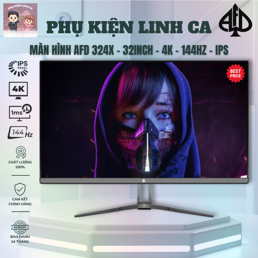 Màn hình AFD 324X 32in/4K/144Hz/Fast IPS/TypeC/HDMI 2.1 | Shopee Việt Nam