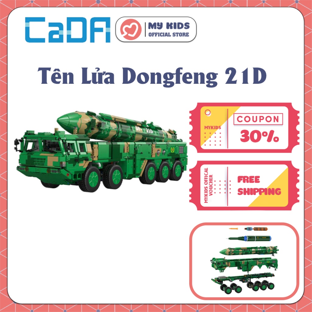 Đồ Chơi Lắp Ráp Tên Lửa Đạn Đạo Xuyên Lục Địa Dongfeng 21D - CADA ...