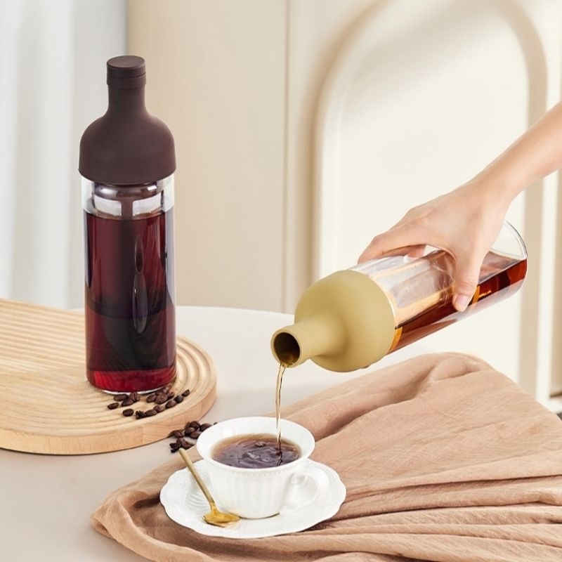 Bình Pha Cà Phê Cold Brew 1000ML Bộ Lọc Lưới Polyester, Chai Ủ lạnh Cà ...