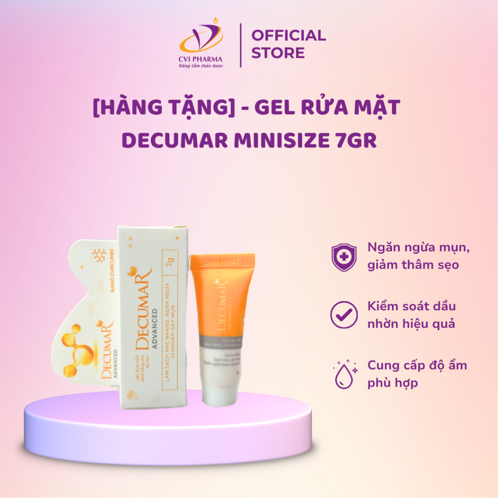 [HÀNG TẶNG KHÔNG BÁN ] Gel rửa mặt Decumar MINI SIZE 7g | Shopee Việt Nam
