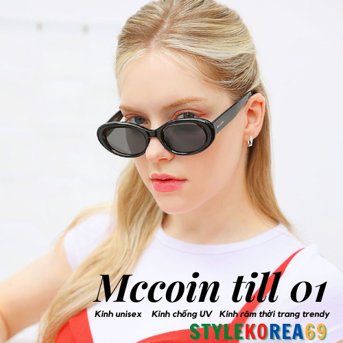 [New Arrivals] Kính mát MCCOIN TILL 01 chống UV tròng đen, kính râm ...
