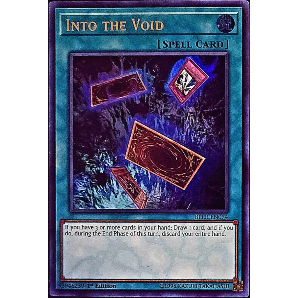 Ultra Rare [ Dưa Hấu Yugioh ] Lá bài thẻ Into the Void - Tặng bọc bài ...
