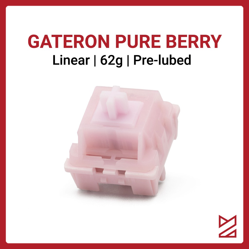 Gateron Pure Berry switch - Công tắc bàn phím cơ | Shopee Việt Nam