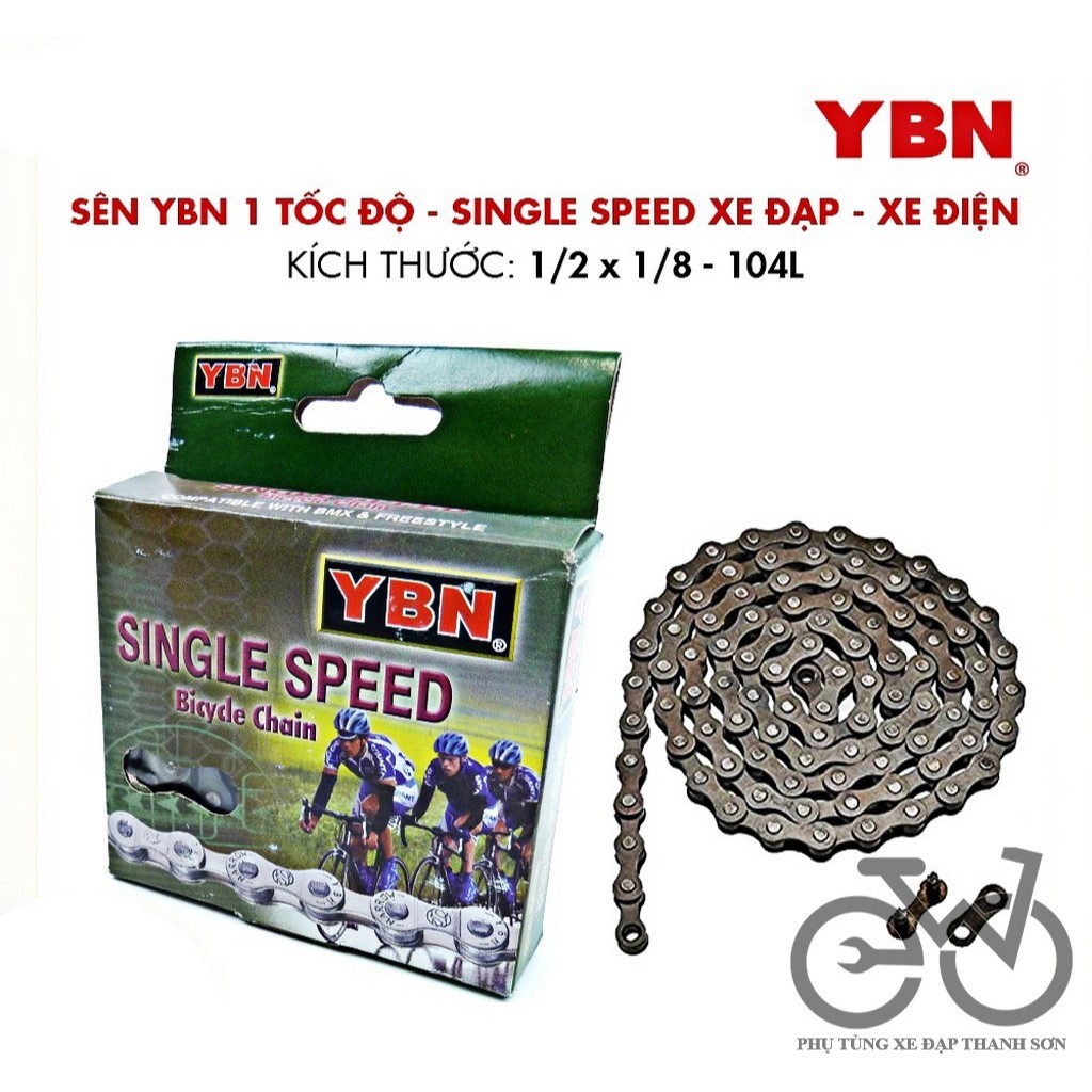 Sên Xe Đạp 1 Tốc Độ [ Single Speed ] Loại Tốt - 104L- Sên xe đạp fixed ...