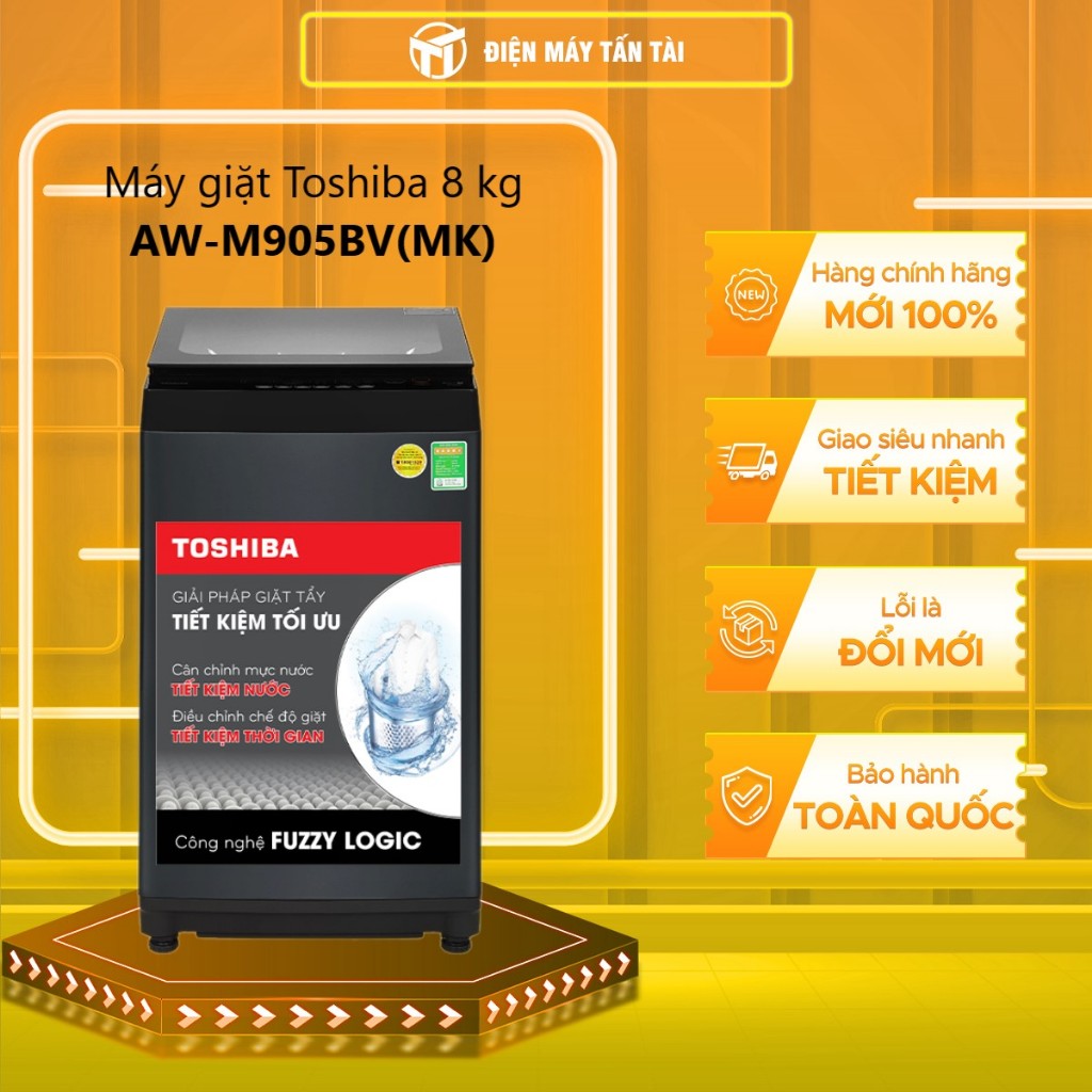 AW-M905BV(MK) - Máy giặt Toshiba 8 kg AW-M905BV(MK) - GIAO TOÀN QUỐC ...