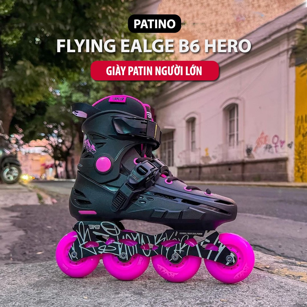 Giày patin người lớn Centosy Flying Eagle BKB B6 HERO màu hồng chính ...