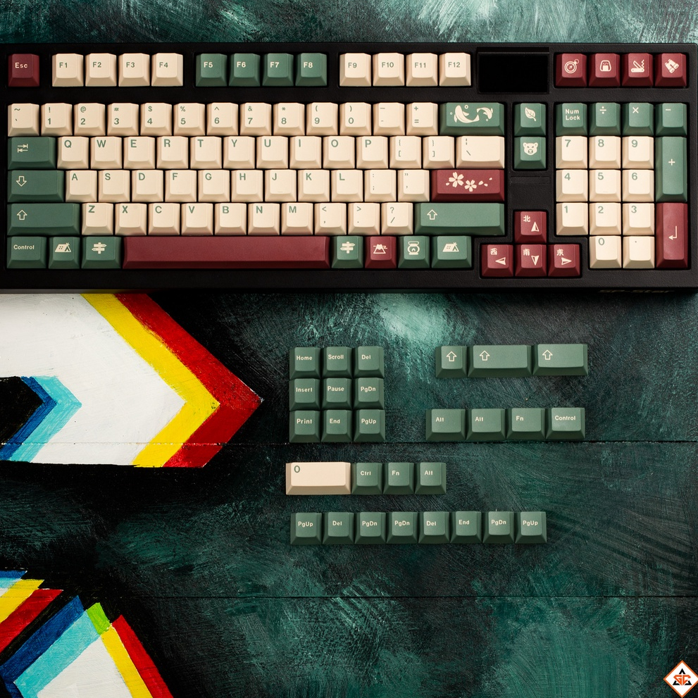 129 nút bàn phím cơ PBT chủ đề GMK CAMPING R2 | Shopee Việt Nam