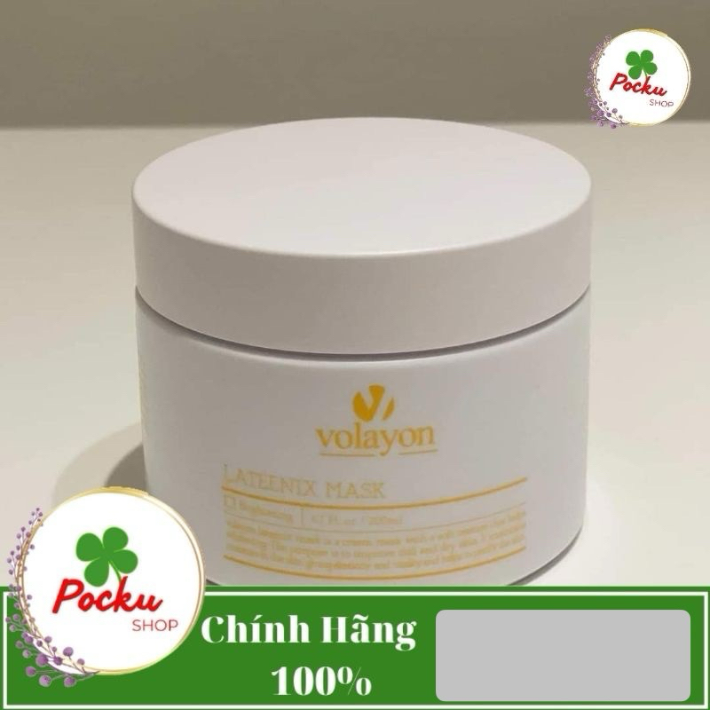 [Chính Hãng] MẶT NẠ Ủ TRẮNG DA LATEENIX MASK VOLAYON | Shopee Việt Nam