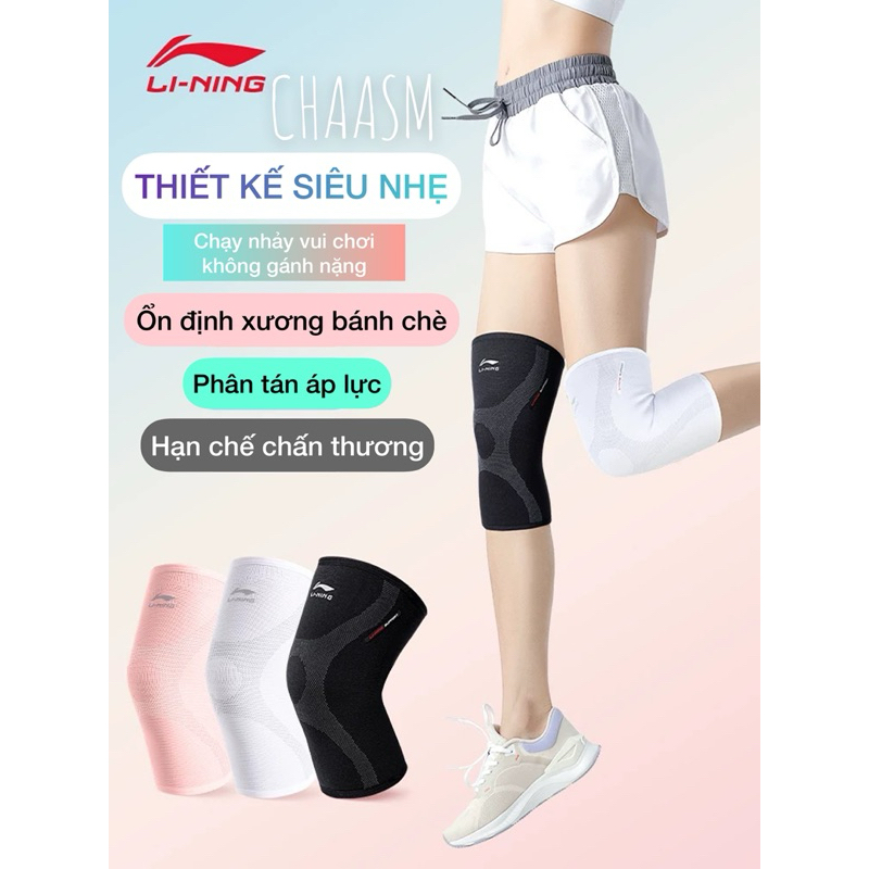 BẢN NÂNG CẤP MỚI- bó gối thể thao Lining/ bao bảo vệ đầu gối-băng gối ...